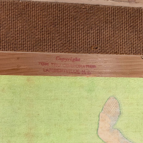 Tom Tru | Wall Decor | Vintage Tom Tru Mcm Textile Wall Art | Poshmark